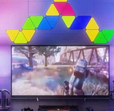 China Magic Triangle LED Light RGB Touch Sense DIY Splicing Smart Panel Lamp 100-240V for sale