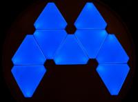 China RGB Dimming Triangle LED Lights App Remote Triangle Led Trailer Lights 24w for sale