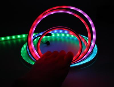 China WiFi RGB LED Strip Light 5M DIY Dreamcolor Flexible 16 Million Colors 360° Beam for sale