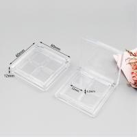 China 4 Grid Cosmetic Packaging Paper Box 60x60mm PPS Cardboard Eyeshadow Palette for sale