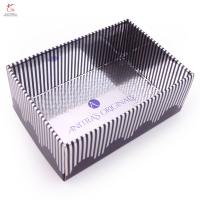 China Flat-Packed Silver Paperboard Packaging Box 10x10x4 Inch with Optional Lamination for sale