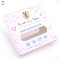 China Custom Printed Cardboard Boxes with Clear Window for Baby Clothes Packaging 7-15 Days for sale