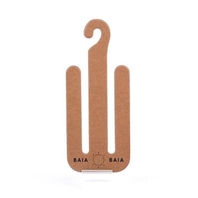 China Wholesale Cardboard Shoe Hooks 3mm Thick Eco-Friendly Exhibition Display Hangers for sale