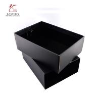 China Custom Logo Black Drawer Corrugated Shoe Box - Foldable Slider Design for sale