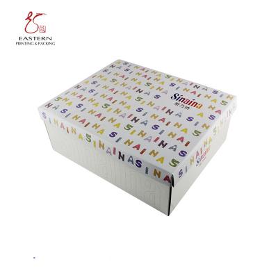 China Custom Recycled Corrugated Shoe Box The Eco-Friendly Packaging Solution for sale