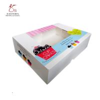 China Custom PrintedCupcake Paper Box For Food Grade Cupcake Box Quantity for sale