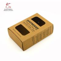 China Custom Printed Kraft Cardboard Boxes with Window | Customized Cosmetic Packaging Paper Box for sale