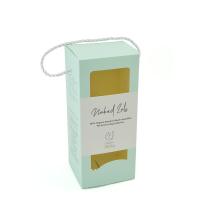 China Custom Cardboard Gift Box with Handle | Personalized Cosmetic Packaging for sale
