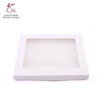 China Printed Lid And Bottom Cardboard Boxes With Window Custom Logo for sale