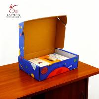 China Custom Printed Book Packaging Boxes | Corrugated Color Box With Matte Lamination for sale