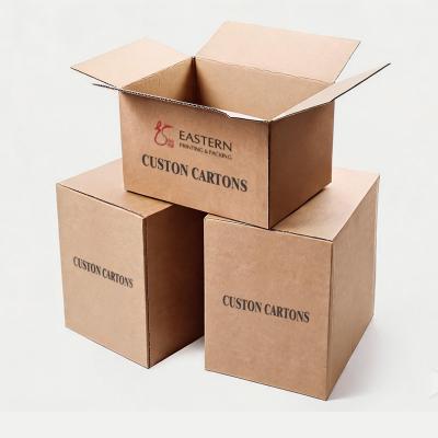 China Packaging Corrugated Cardboard Box Flat Pack Stackable Yes Recyclable Material Perfect for Shipping Storage and Handling for sale