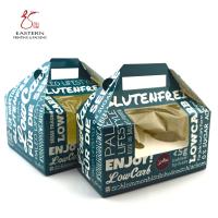 China 35cm Cupcake Paper Box with Lid Customizable Bakery Packaging for 6-12 Cupcakes for sale
