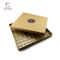 China Custom Kraft Paper Chocolate Box 25cm with Blister Insert for Luxury Packaging for sale