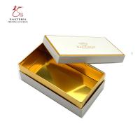 China Custom Luxury Cosmetic Packaging Box with Gold Foil Edge 500 Pcs MOQ for sale