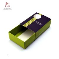 China Custom Printed Cupcake Paper Box with Transparent Window 4x4x4 Inch Sliding Box for sale
