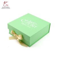 China Custom Hard Cardboard Gift Boxes with Ribbon 2mm Gray Board Eco Friendly Packaging for sale
