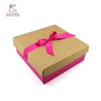 China Custom CMYK Printed Corrugated Gift Box with Lid Eco Friendly Packaging 4 Color for sale