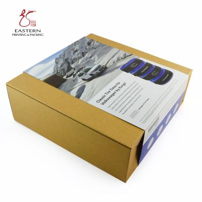 China 12cm Width Cardboard Shipping Boxes WIth Printed Paper Sleeve for sale