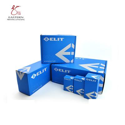 China Custom Printed Foldable Corrugated Cardboard Box Eco Friendly Packaging 500 Pcs MOQ for sale