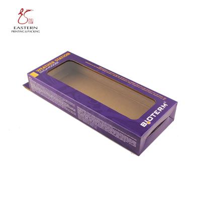 China Custom 300gsm Corrugated Paper Box with Hang Hole Eco Friendly Packaging for sale