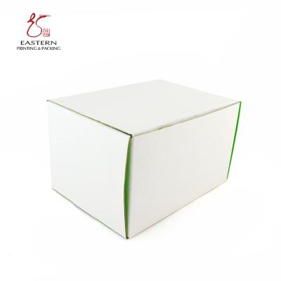 China Eastern 12cm Width Corrugated Cardboard Shipping Boxes With Colorful Inside for sale