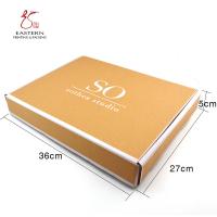 China Custom Corrugated Mailer Boxes 36cm Length Eco Friendly Shipping Boxes for sale