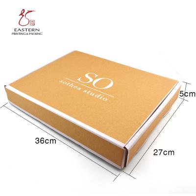 China Custom Corrugated Mailer Boxes 36cm Length Eco Friendly Shipping Boxes for sale
