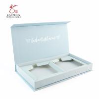 China Custom CMYK Printing Eyelash Packaging Box with Silver Foil Stamping 4 Color Offset for sale