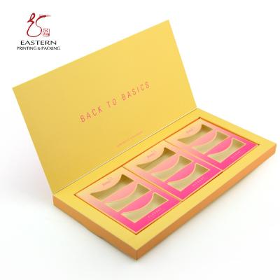 China Custom CMYK Printing Foldable Eyelash Packaging Box High Hardness 4 Color Offset for sale