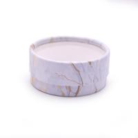 China Custom Round Transparent Window Eyelash Packaging Box with Lid and Bottom 80mm for sale