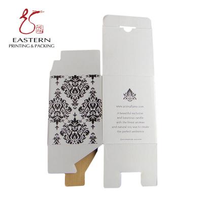 China Custom Printed SGS Candle Packaging Box Glossy Lamination 4 Color Offset for sale