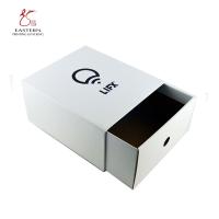 China Custom Corrugated Shoe Box 230mm Height with Logo Printing Eco Friendly Kraft Paper for sale