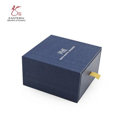 China Custom CMYK Logo Printed Kraft Paper Drawer Box for Luxury Watch Packaging for sale