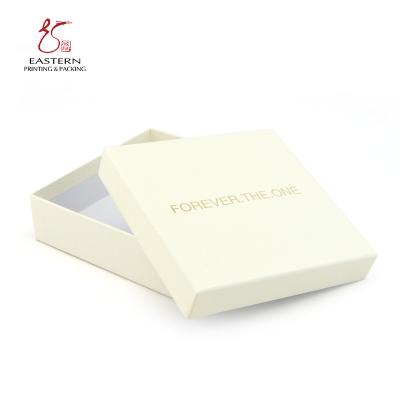China Custom CMYK Recycled Cardboard Gift Boxes for Jewelry Packaging with Lid and Base for sale