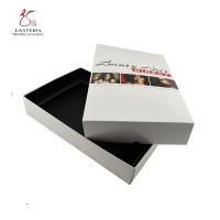 China 350gsm White Cardboard Weave Hair Packaging Box Lid and Base Custom Size for sale