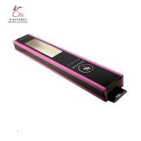 China Luxury Black Hair Extension Packaging Box 4cm x 25cm Customizable Premium Cosmetics Box for sale