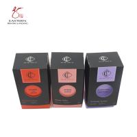 China Custom Printed Scented Tea Packaging Boxes 65x75x130mm CMYK Color Cardboard for sale
