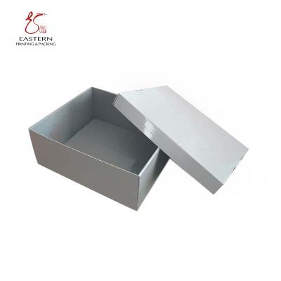 China Custom Corrugated Cardboard Boxes with Lids E Flute Wholesale 4 Color Printing for sale