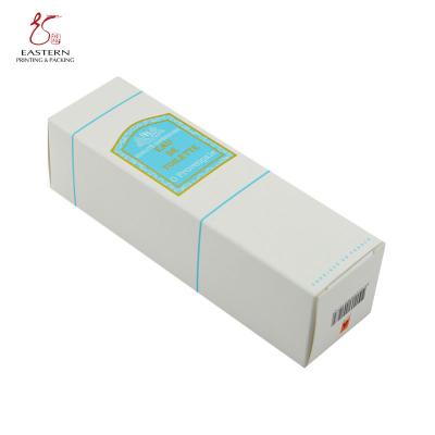 China 8cm Length 3cm Width Custom Lipstick Packaging Boxes White Cardboard Paper for sale