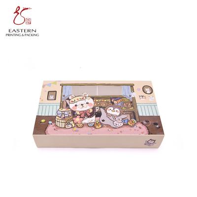 China Custom Printed 350gsm Sliding Drawer Gift Boxes with Display Window for Retail Packaging for sale