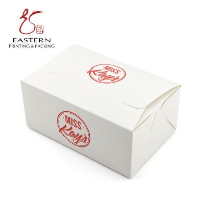 China Custom 250mm Wide Cardboard Fast Food Packaging Boxes Eco Friendly Takeaway for sale