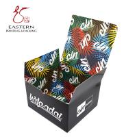 China Custom Printed Coffee Packaging Boxes Glossy Lamination 120mm Height Square Cardboard Boxes for sale