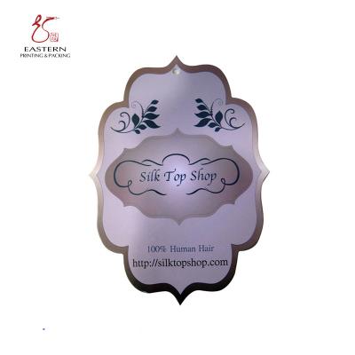 China Custom Hair Extension Packaging Box 350gsm Art Paper with Window and Ribbon for sale
