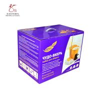 China CMYK Printing Corrugated Cardboard Packaging With Plastic Handle for sale