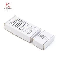 China Custom CMYK 4C Printing Recycled Corrugated Cardboard Box E Flute Hot Stamping for sale