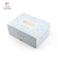 China White E Flute Corrugated Custom Shoe Box Packaging Matte Lamination 33x21x12cm for sale