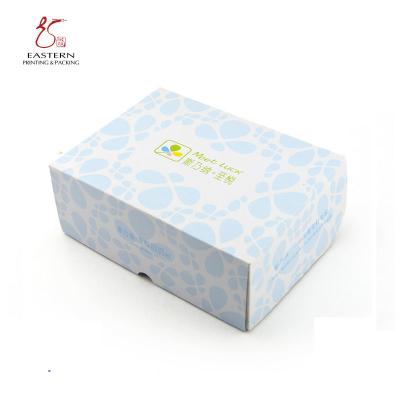 China White E Flute Corrugated Custom Shoe Box Packaging Matte Lamination 33x21x12cm for sale