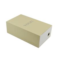 China Brown Drawer Hard Cardboard Gift Boxes Shoe Packaging 300mm Length for sale