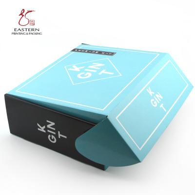 China Custom Printed E Flute Tuck Top Corrugated Packaging Box Recyclable 120-200gsm Kraft Paper for sale