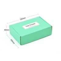 China Custom Printed Corrugated Cardboard Shipping Box 15x10x4cm with Varnishing for sale